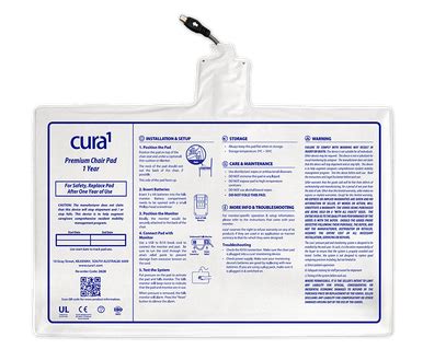 Cura1 Premium Wired Chair Pad Cobalt Health