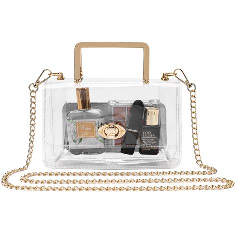 Small Clear Purse Stadium Approved For Womencute Clear Crossbody Bag