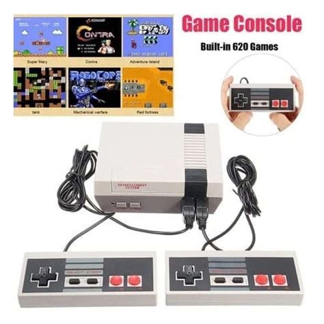Jual Nintendo Nes Clone 620 Game Retro Mini Built In Classic Games