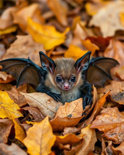 Download Ai Generated Bat Leaves In The Autumn Royalty Free Stock Illustration Image Pixabay
