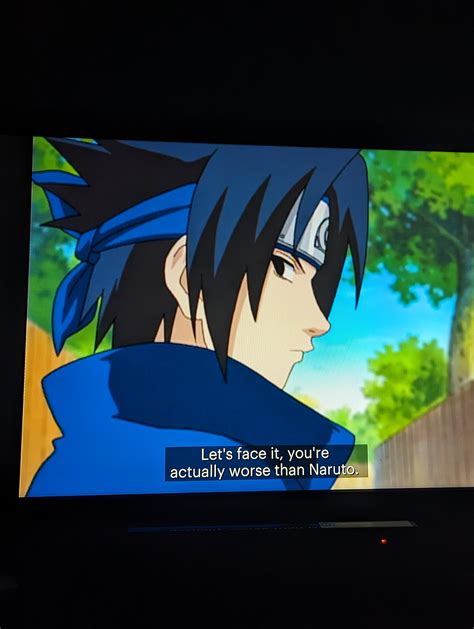 Early Sasuke Was So Real For This Rnaruto