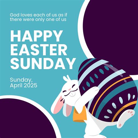 Linkedin Easter Sunday Template