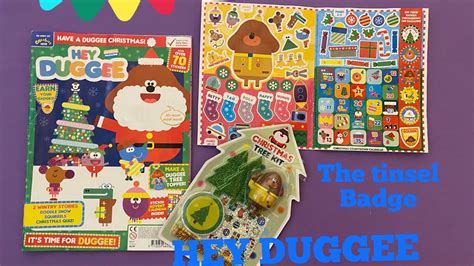 Hey Duggee The Tinsel Badge Christmas Magazine 🎄🎁 ️🎂🎉 Youtube