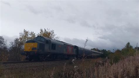 Class 37 Locomotive 37884 Thrashing Hard Youtube