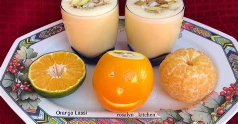Orange Lassi Recipe By Rosalynkitchen Cookpad