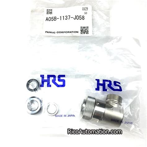 Fanuc A05b 1137 J058 Conector Eléctrico De 12 Pines Y 90 Grados