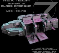 Battletech Dropship 3d Models To Print Yeggi