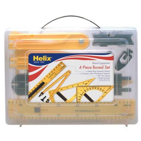 Mathset Compass 4pc Helix Swbc