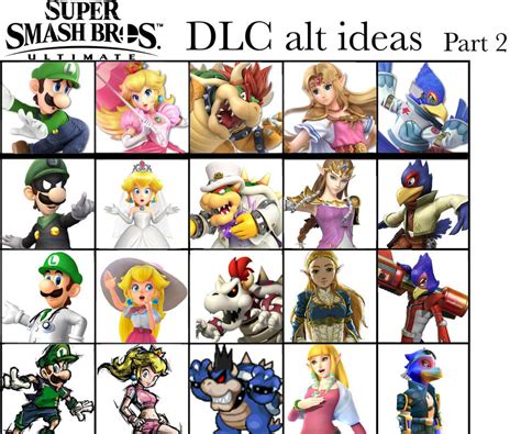 Super Smash Bros Ultimate Dlc Alt Ideas Part 2 By Thebenji64 On Deviantart