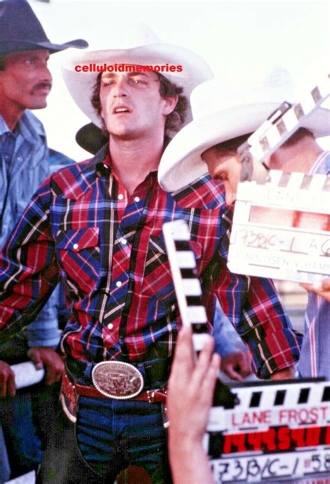 Luke Perry Som Lane Frost Original 35mm Slide 8 Seconds Luke Perry As