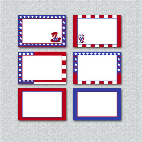 Free Printable 4th Of July Labels Food Life Design