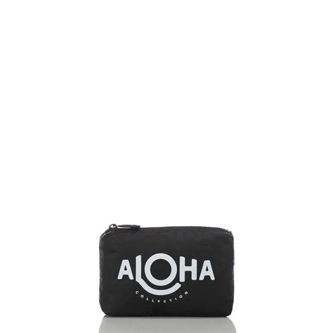 Original Aloha Mini Pouch White And Black