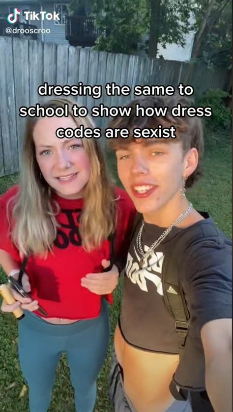 Teens Go Viral After Proving Double Standard For School Dress Codes By