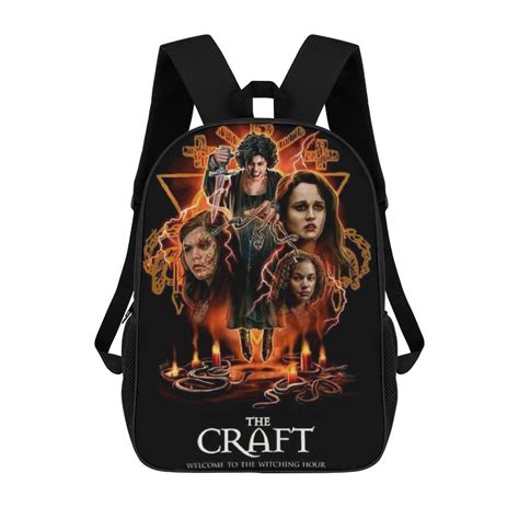 The Conjuring Backpack Horror Movie School Backpack Large Capacity School Book Bag 17 Inch