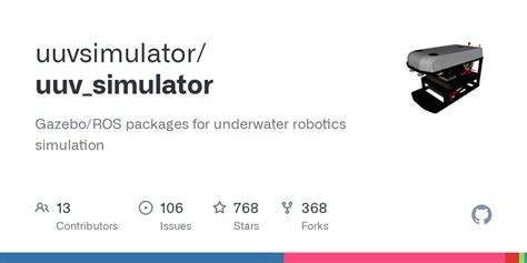 Github Uuvsimulatoruuvsimulator Gazeboros Packages For Underwater Github Uuvsimulatoruuvsimulator Gazeboros Packages For Underwater