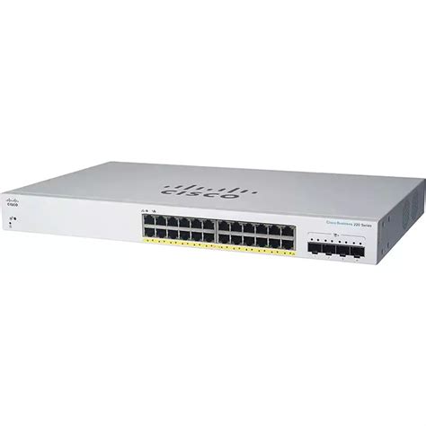 Cisco Business Cbs220 24fp 4x Smart Switch 24 Port Gigabit Mest Stores
