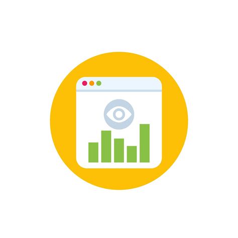 Views Analytics Icon For Web 13965087 Vector Art At Vecteezy