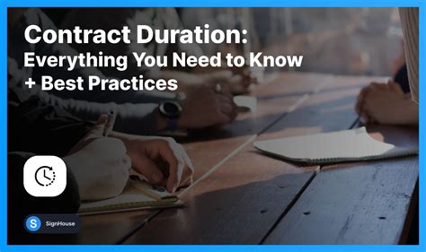 Contract Duration Everything You Need To Know Best Practices 2024
