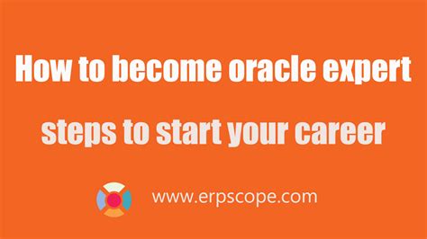 How To Become Oracle Expert Steps To Start Your Career👍