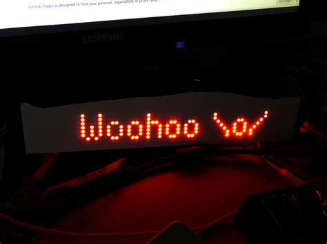 GitHub Data Network Alfeld ScrollDisplay MAX ESP Based Scrolling Display