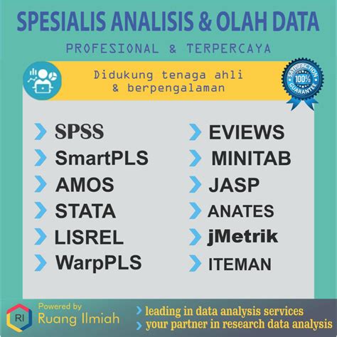 Jual Jasa Olah Data Statistik Spss Smartpls Lisrel Amos Eviews Stata