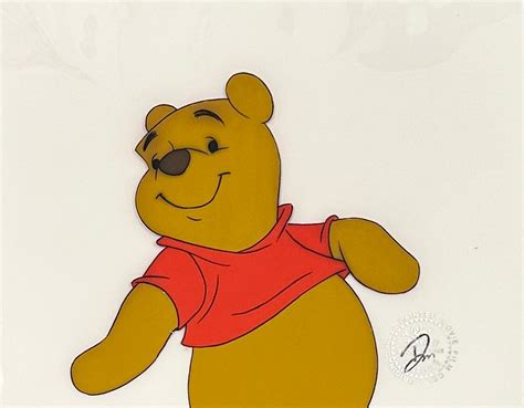 Original Walt Disney Production Cel From Winnie The Pooh And A Day For