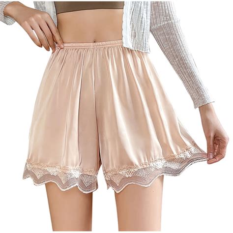Buigttklop No Boundaries Ice Silk Slip Shorts For Women Under Dress