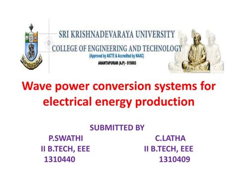 Pelamis Wave Energy Convertor Ppt Pptx Power And Energy Industry