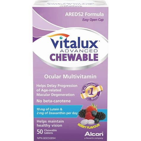Vitalux® Advanced Chewable Ocular Multivitamin Macular Degeneration