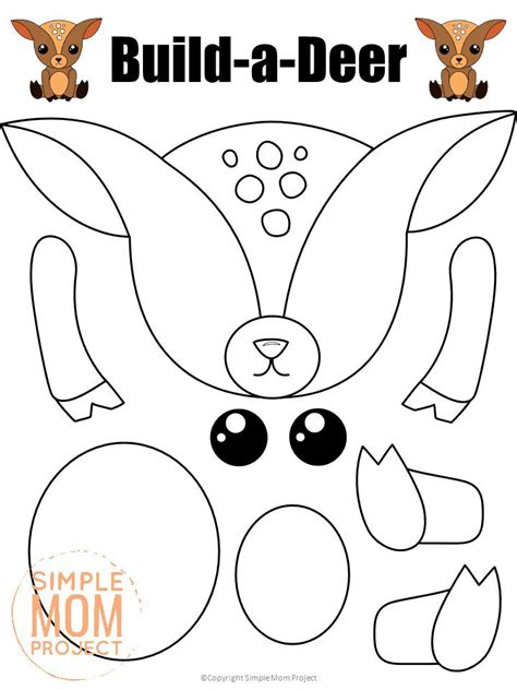 Deer Cutout Template