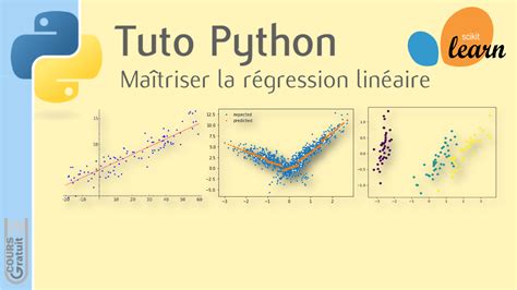 Tuto Python And Scikit Learn La Régression Linéaire Tutoriel Python