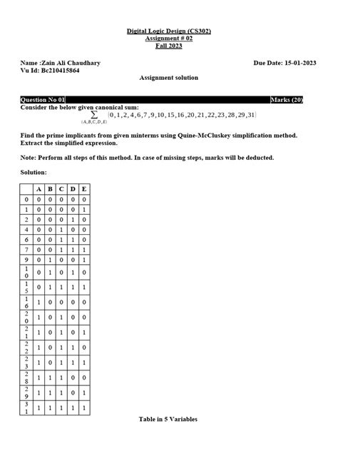 Fall 2023 Cs302 Assignment 2 Pdf Computer Programming Algebra