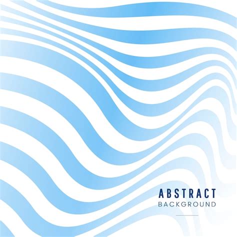 Premium Vector Abstract Of Blue Stripe Line Wavy Pattern Background