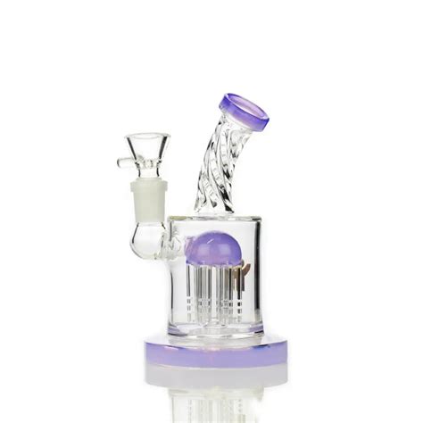 Happy Fumes Glass Tree Arm Percolator With 14 Male Bowl Mhgp