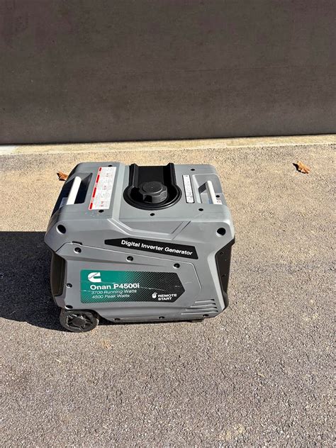 Cummins Onan P4500i Inverter Generator Super Quiet Top Name Brand In