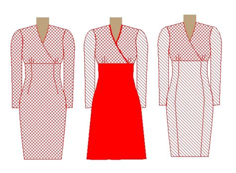 Cross Over Dress Pattern Now With More Style Options