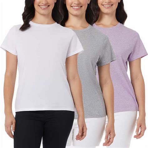 32 Degrees Womens Ultra Soft Cotton T Shirt Crew Neck Short Sleeve 3