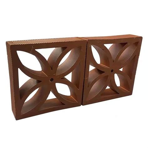 Unglazed Terracotta Tile Exterior Hollow Clay Brick Decorative