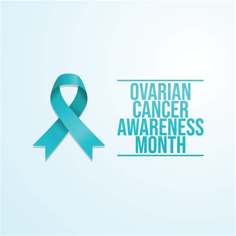 Ovarian Cancer Awareness Month Design Template Great For Celebration