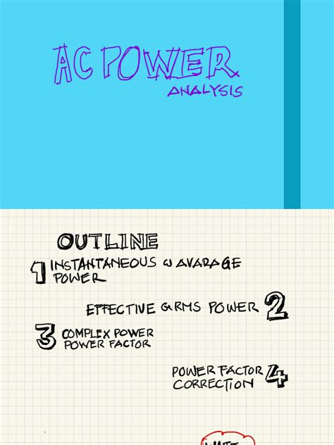 Power Analysis Instantaneous And Average Power Pdf Ac Power