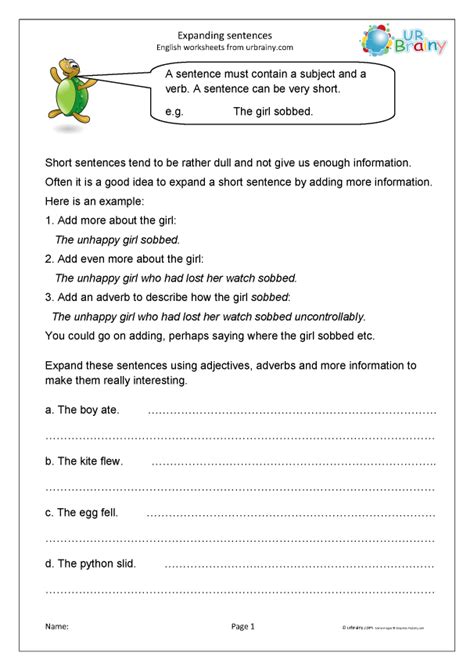 Writing Complete Sentences Worksheets 3rd Grade Sentences Worksheets