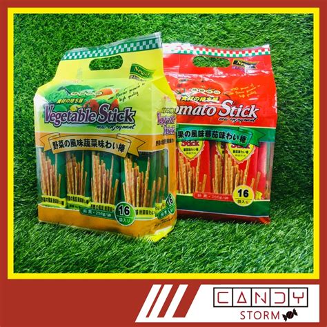 Vegetable Stick Biscuits Tomato Candy Storm Candy Storm Shopee
