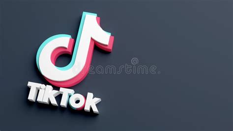 Valencia España Marzo 2021 Logotipo De Tiktok Aislado En Un Fondo