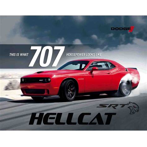 Hellcat Tin Sign Mainly Nostalgic