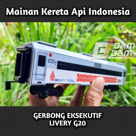 Jual Kereta Api Indonesia Gerbong Livery G20handmade Bibam Bibam