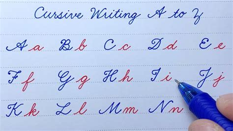 Cursive Writing A To Z Abcd Cursive Abcd Cursive Handwriting Abcd Cursive Capital Small