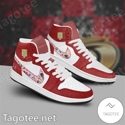 Taylor Swift Pattern Pink Air Jordan High Top Shoes Tagotee