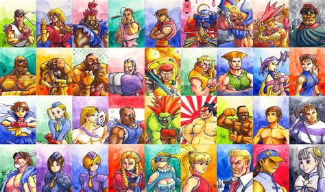All Street Fighter Alpha Characters 42 Street Fighter Alpha Brand