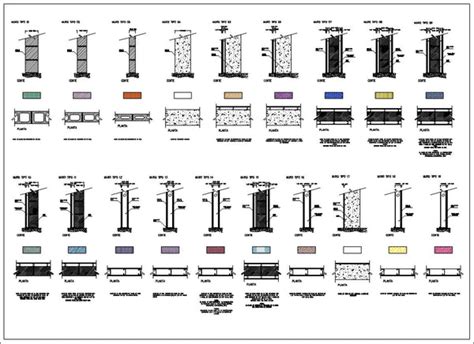 Autocad Block Drawings Walls Design Of Compound Wall Dwg Cad Drawing