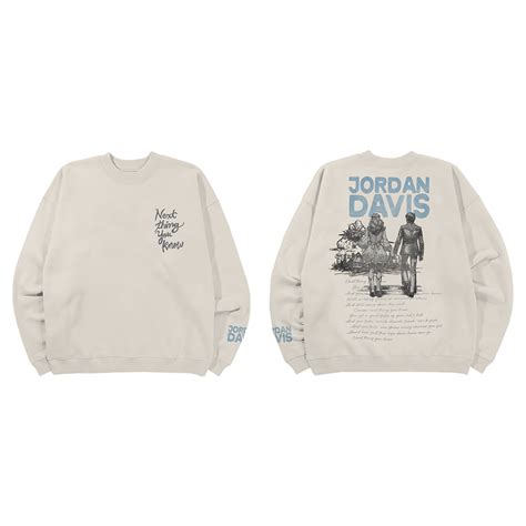 Next Thing You Know Lyric Crewneck Jordan Davis Official Store